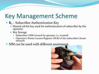 GSM SECURITY AND ENCRYPTION BY SAIKIRAN PANJALA | PPTX