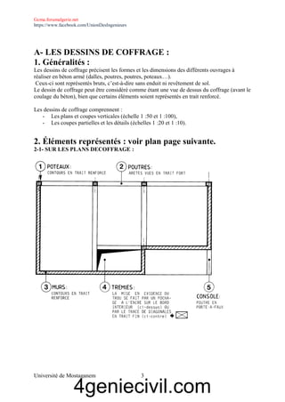 coffrage plan | PDF