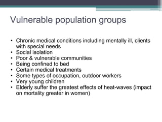 Climate Change and its Impact on Health | PPT