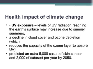 Climate Change and its Impact on Health | PPT