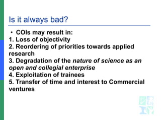 Conflict of Interests in Health Research | PPT