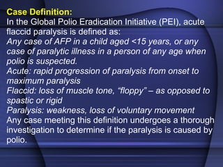 Epidemiology of Poliomyelitis | PPT