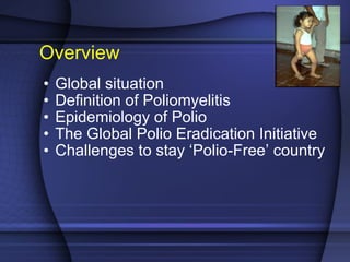 Epidemiology of Poliomyelitis | PPT