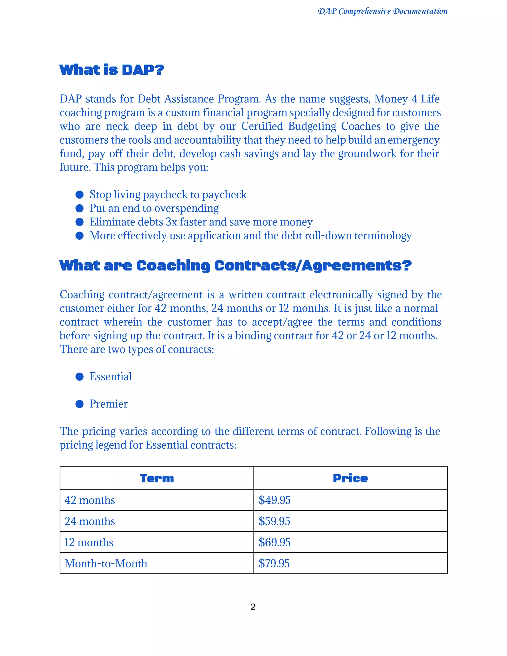 DAPComprehensiveDocumentation | PDF