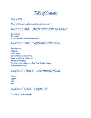 DAPComprehensiveDocumentation | PDF