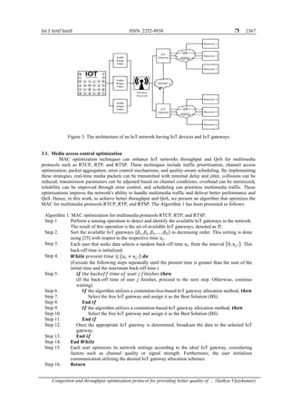 Congestion and throughput optimization protocol for providing better ...