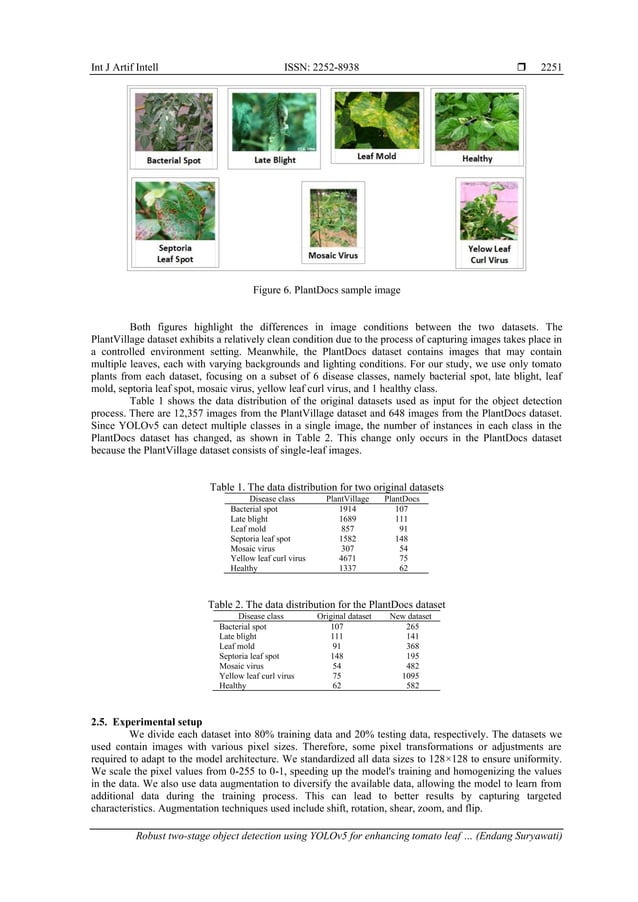 Robust two-stage object detection using YOLOv5 for enhancing tomato ...
