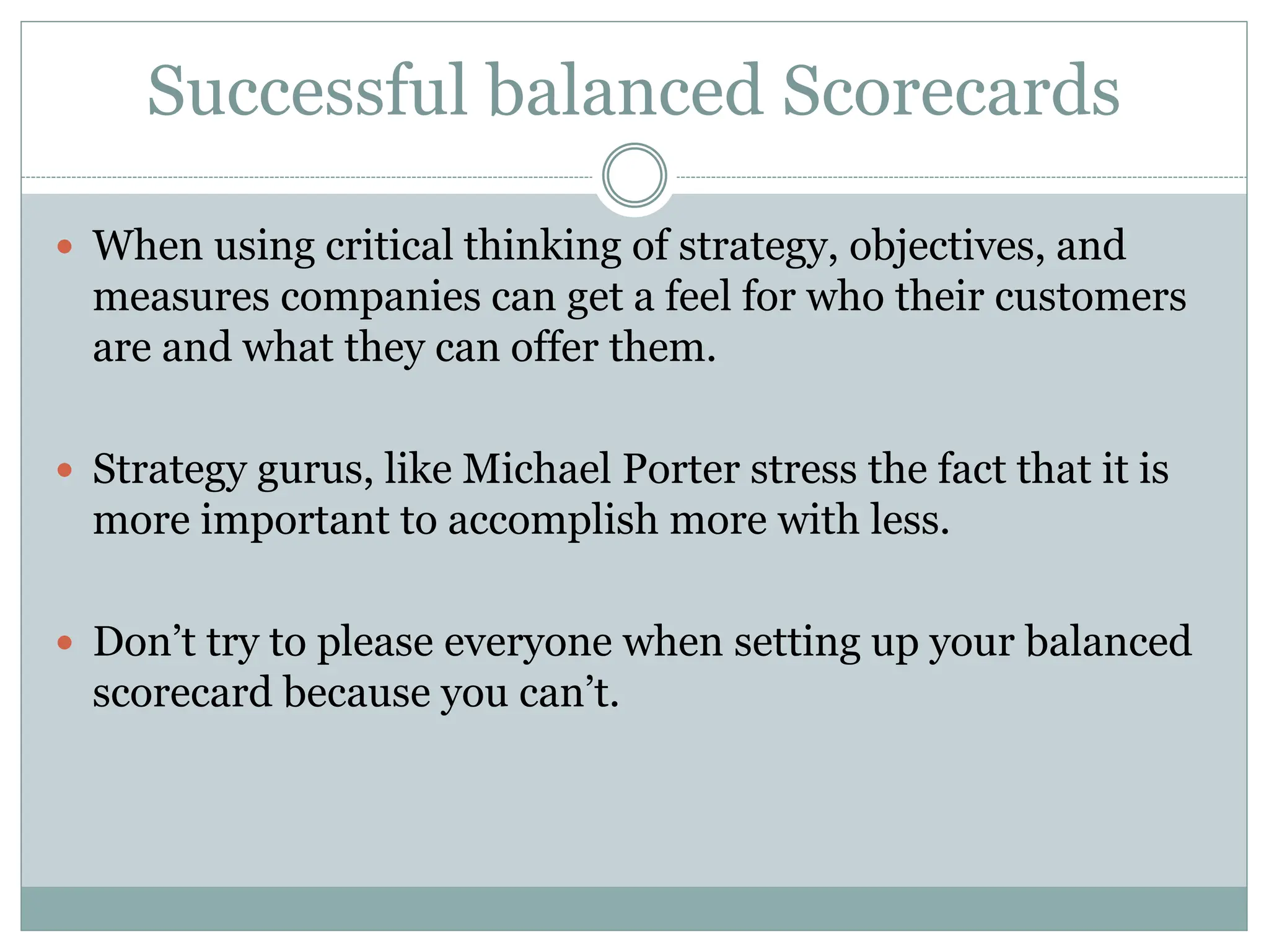 Human resource - Performance Management -The Balanced Scorecard | PPT