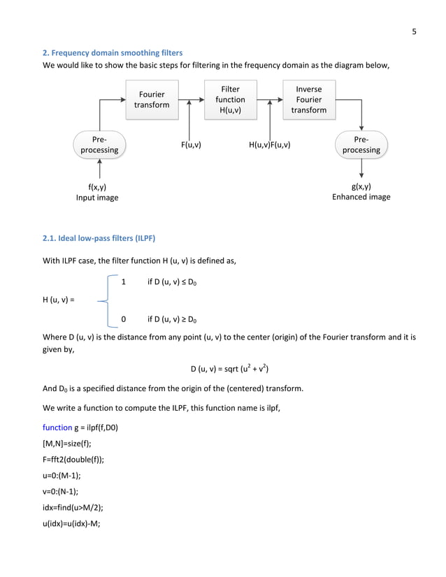 Digital image processing using matlab: filters (detail) | PDF