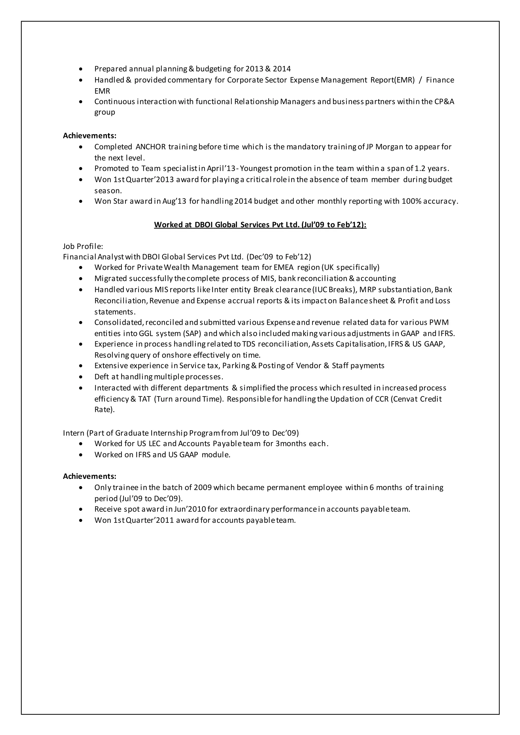 Resume | PDF