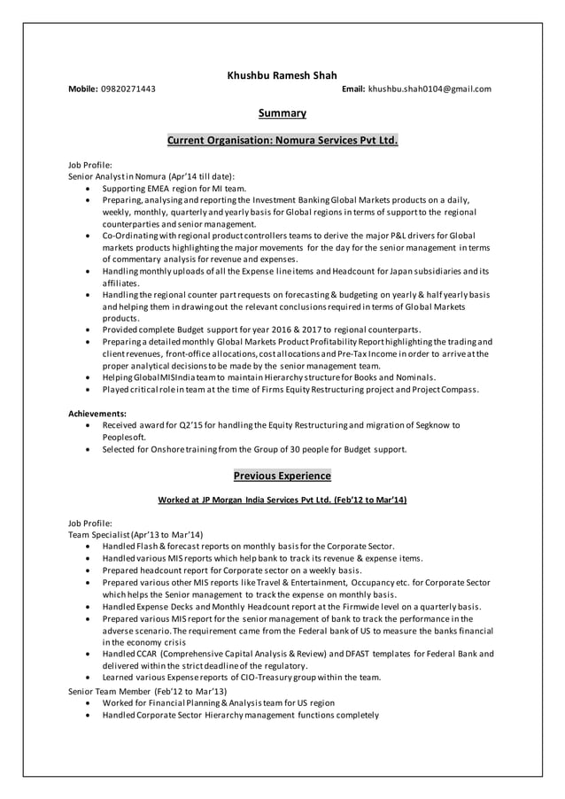 Resume | PDF