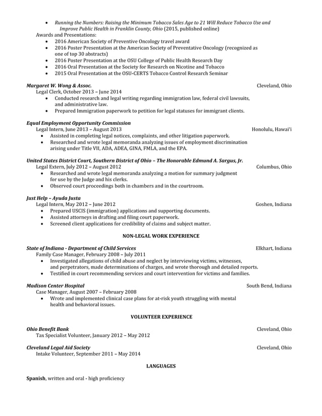 Hemmerich Resume JD 2016 MPH | PDF