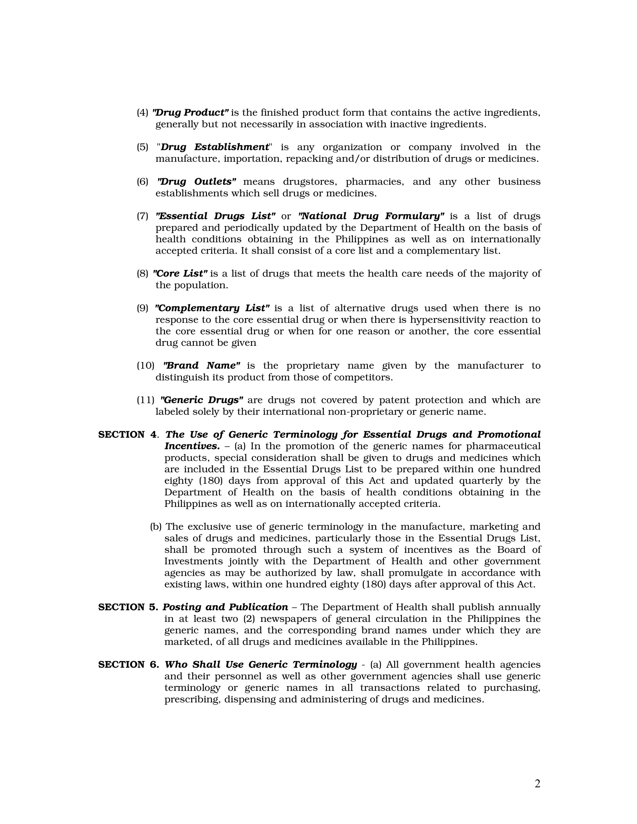 54278982 ra6675-generics-act-of-1988 | PDF