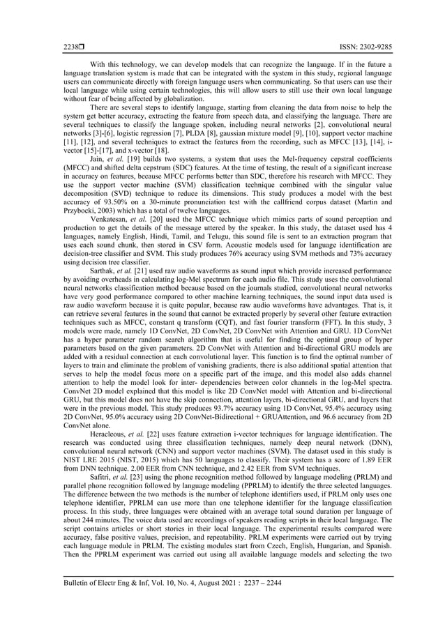 Spoken language identification using i-vectors, x-vectors, PLDA and logistic regression | PDF ...