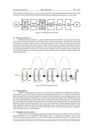 Corn plant disease classification based on leaf using residual networks ...