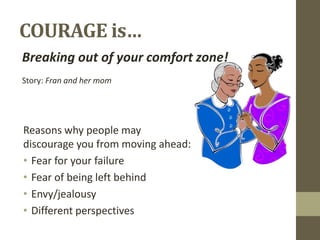 Courage - the Path to a Fulfilled Personal and Professional Life | PPTX