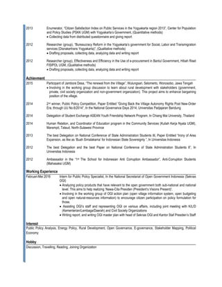 CV-Lina English Version | PDF