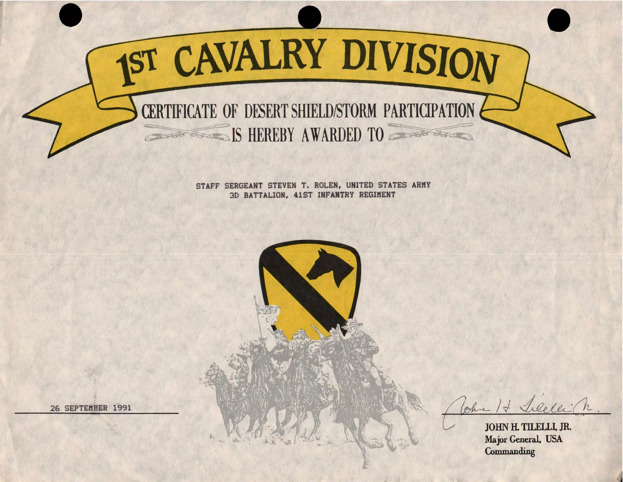 Desert Storm 1st Cav Division | PDF