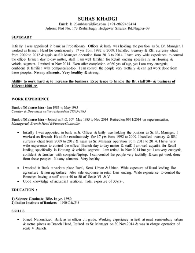Resume_Suhas_Khadgi | PDF
