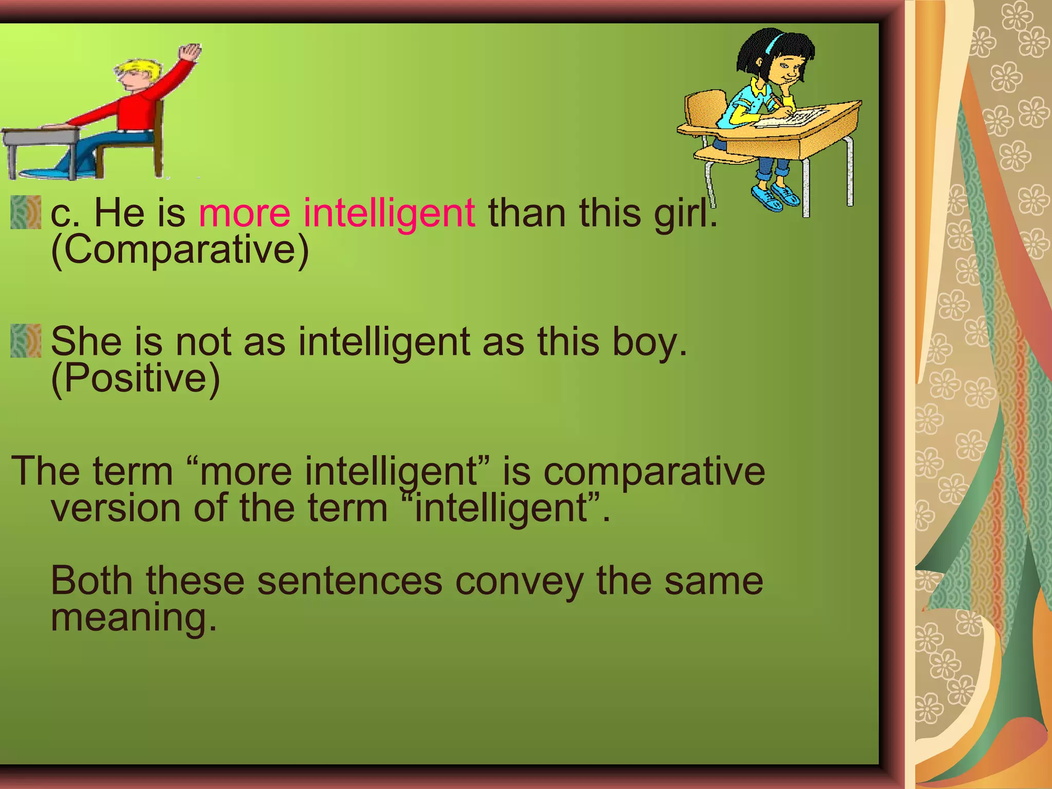 ADJECTIVESSSS | PPT | Food & Drink