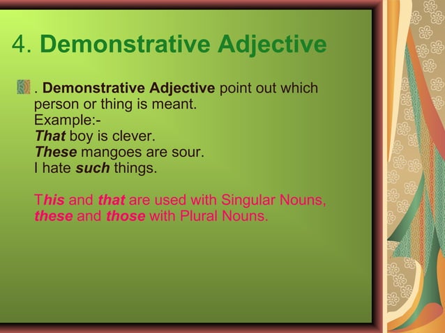 ADJECTIVESSSS | PPT | Food & Drink