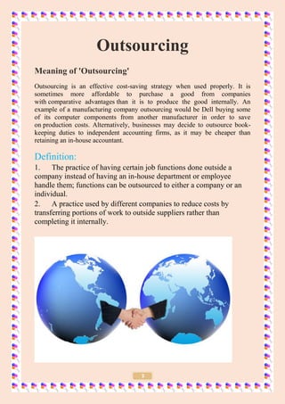 OUT SOURCING PROJECT | PDF