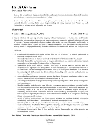 HGraham_resume_M | DOCX | Desktop Publishing | Computer Software and ...