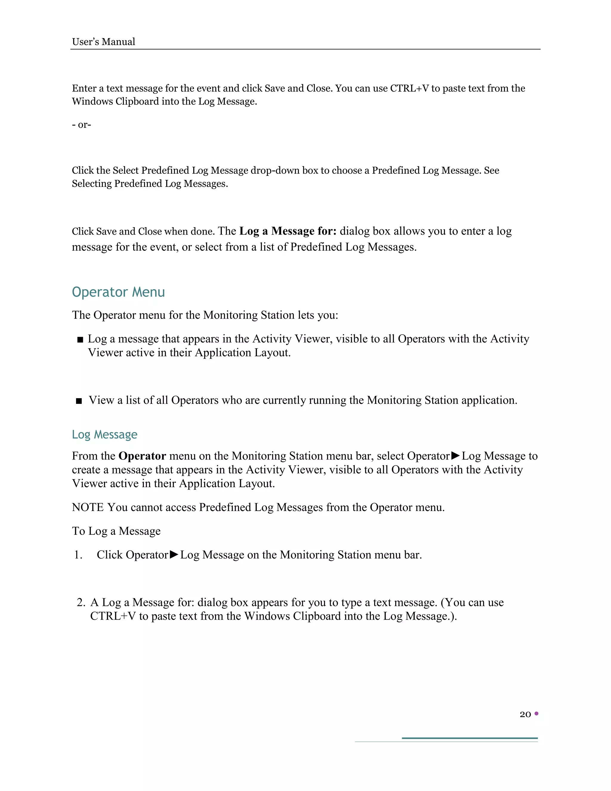 Ccure 9000 Monitoring Station User's Manual | PDF