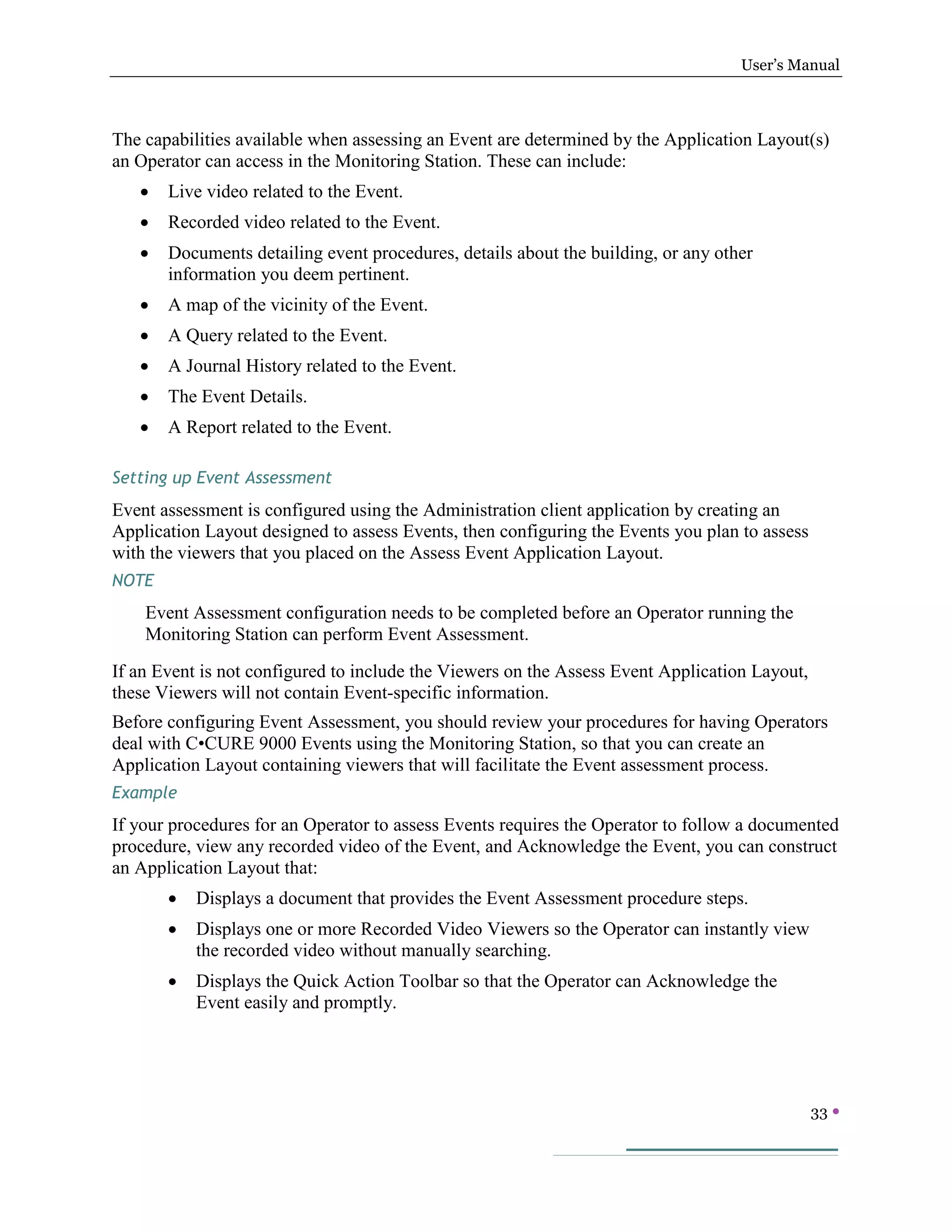 Ccure 9000 Monitoring Station User's Manual | PDF