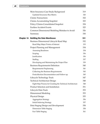 The data warehouse toolkit the complete guide to dimensional modeling ...