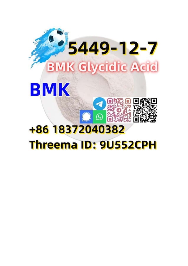 Buy Bmk powder factory price CAS 5449-12-7 BMK Glycidic Acid | PDF