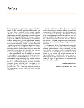 Operative Endoscopic and Minimally Invasive Surgery Daniel B. Jones ...