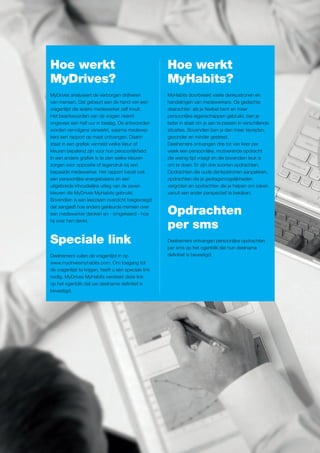 Brochure MyDrives MyHabits | PDF