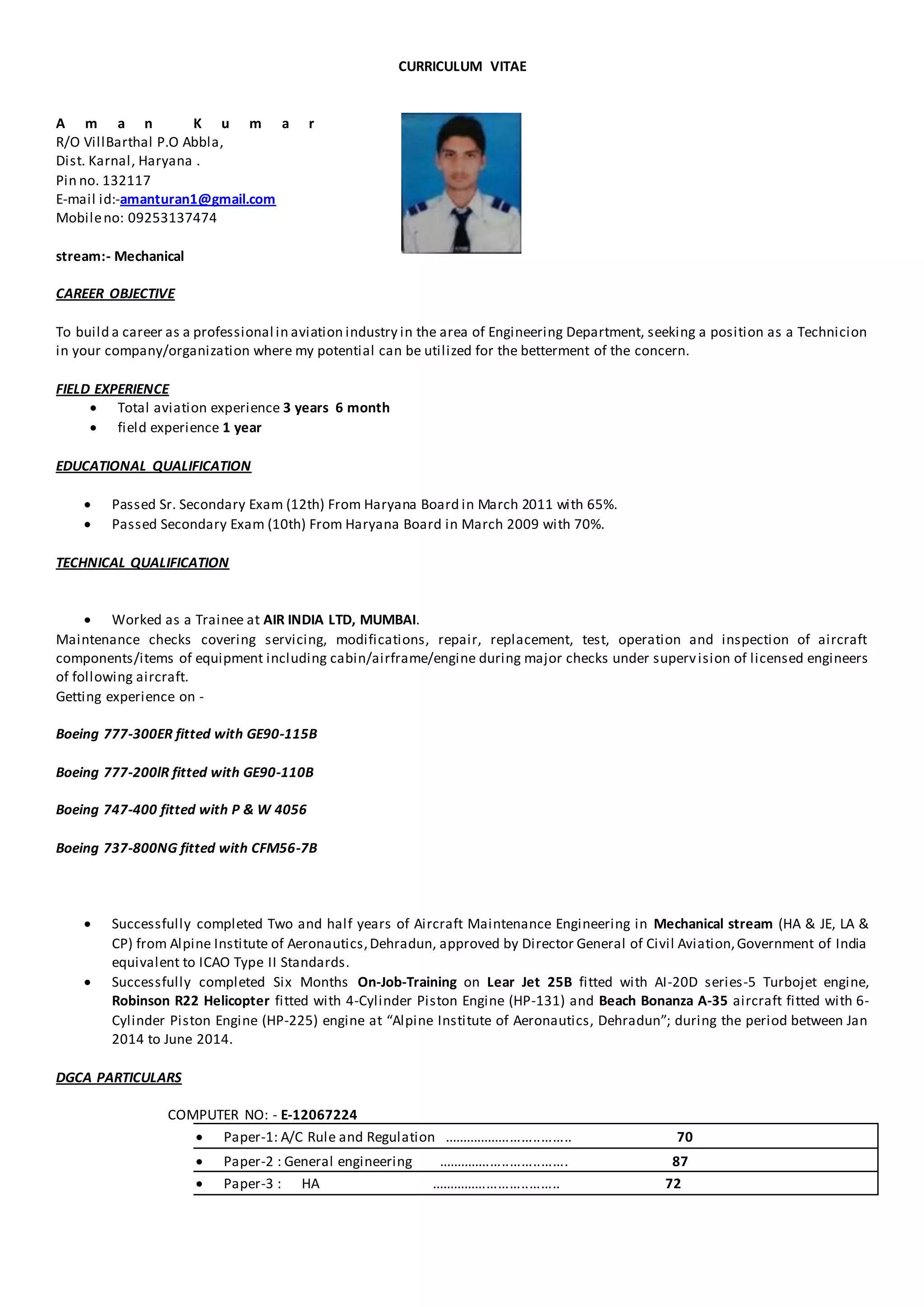 AMAN RESUME FINAL ....... | DOCX