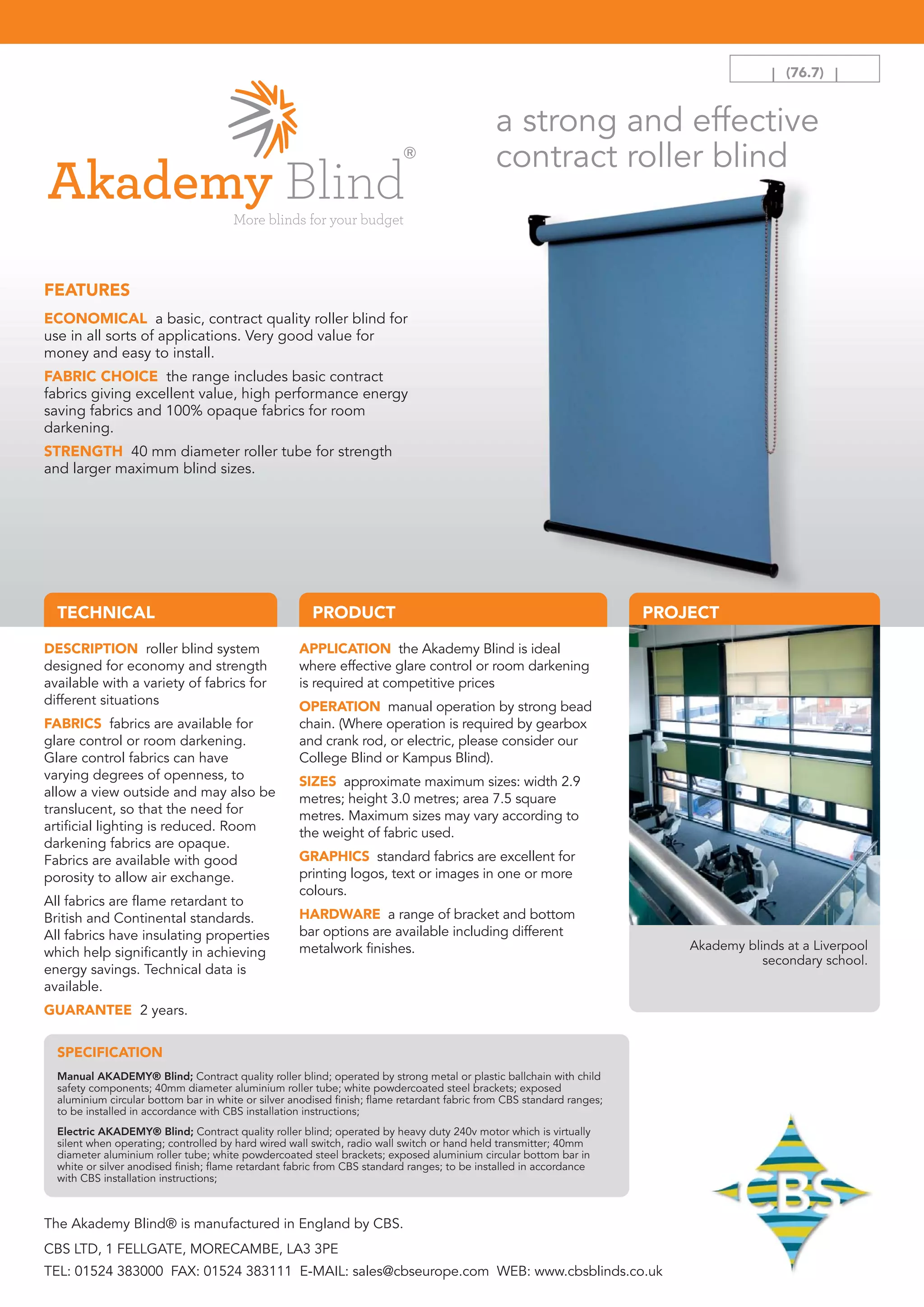 Akademy Blind-CBS | PDF