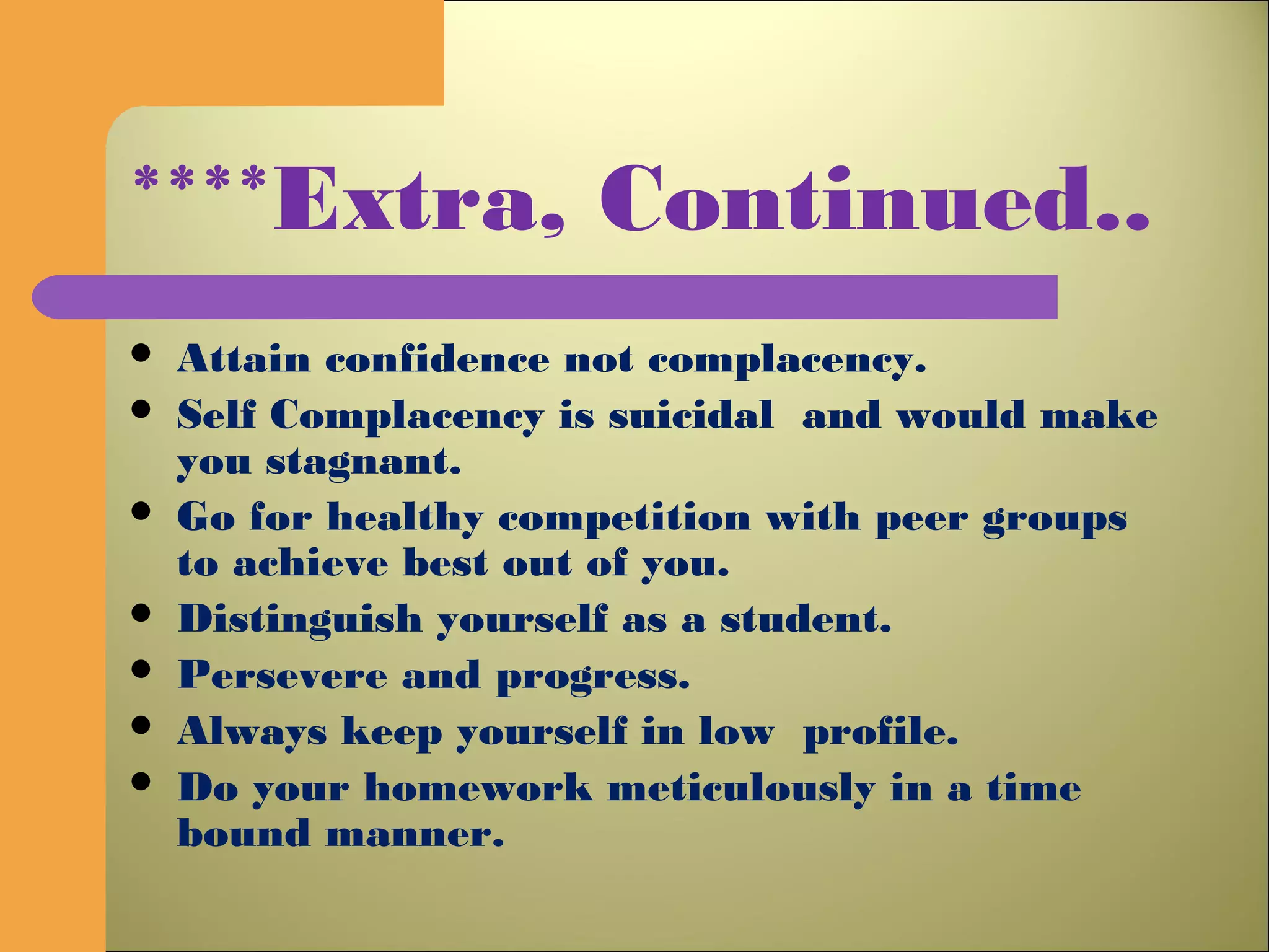 Five Point Formula for Students | PPT