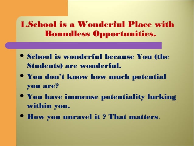 Five Point Formula for Students | PPT