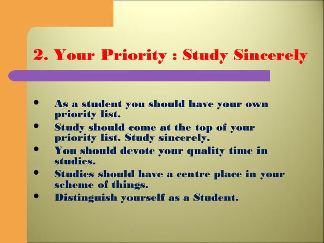 Five Point Formula for Students | PPT