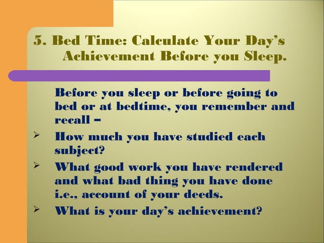 Five Point Formula for Students | PPT