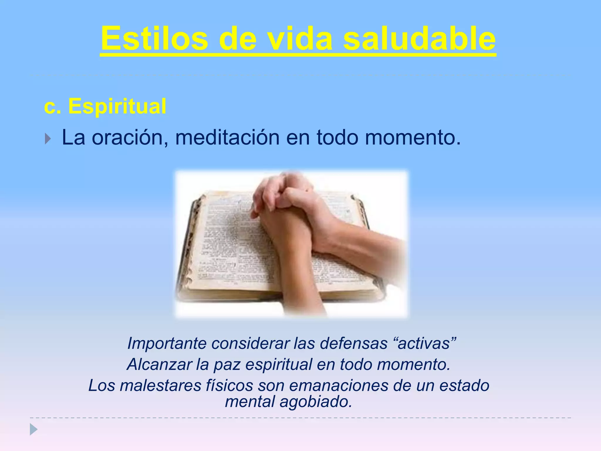 Promoviendo estilos de vida saludable, para la salud humana ...