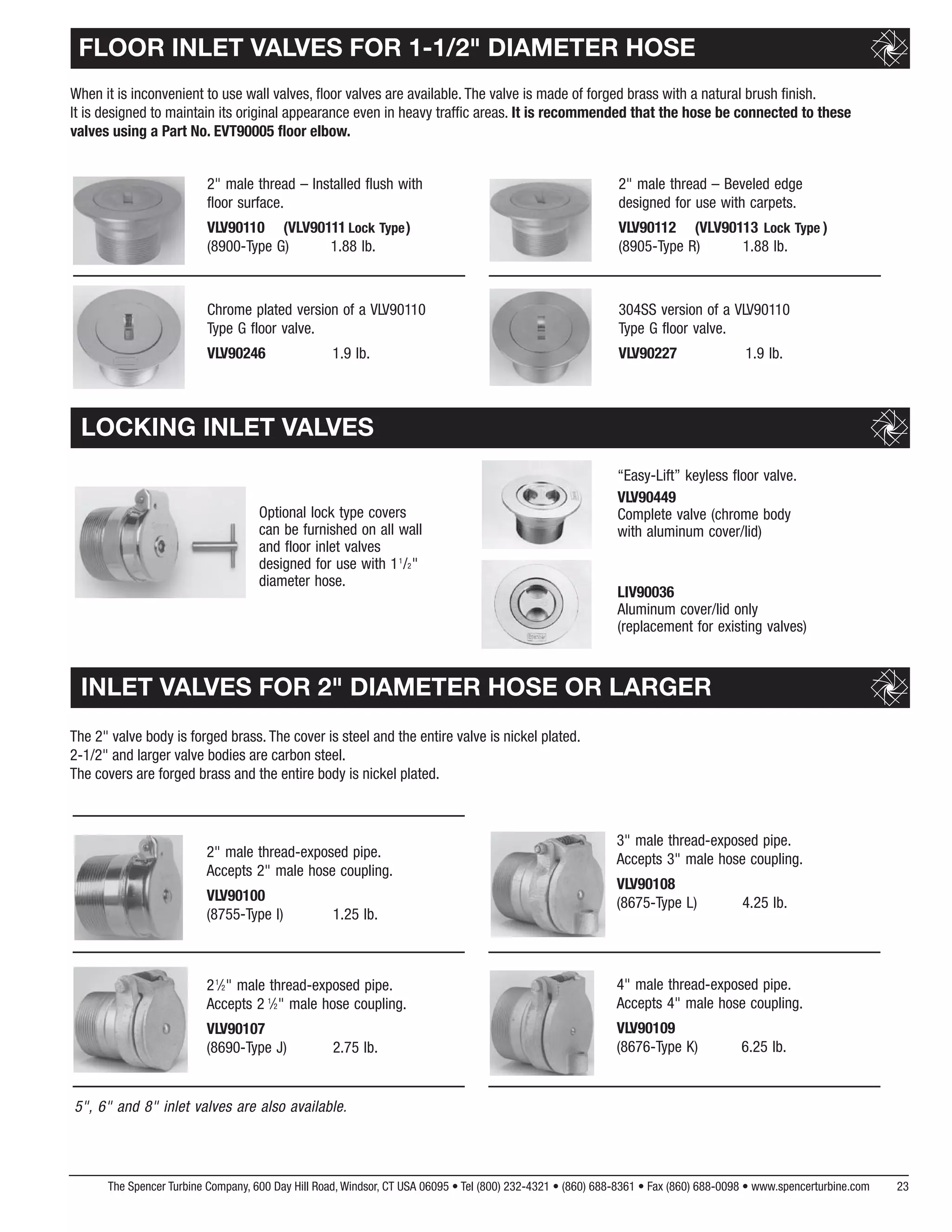 Spencer Turbine - Vacuum and Low Pressure Air Tubing | PDF
