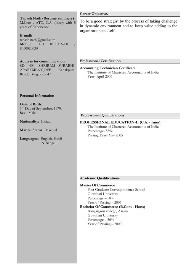 TAPASH Jan 2015 Finance | PDF