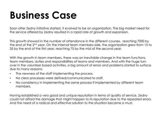 Process Improvement Case - Ver.1 | PPT