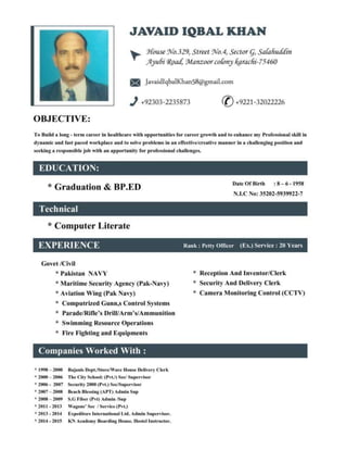 New Curriculum Vitae | PDF