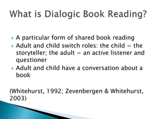 Dialogic book reading practices as potential learning contexts in EYL ...