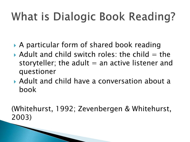 Dialogic book reading practices as potential learning contexts in EYL ...