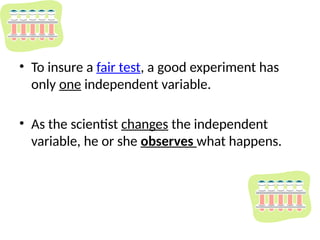 types of variables in sciences-IV, DV and CV | PPTX