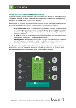 Bacsoft IoT Platform Whitepaper | PDF