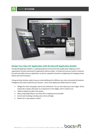 Bacsoft IoT Platform Whitepaper | PDF | Computer Networking | Computing