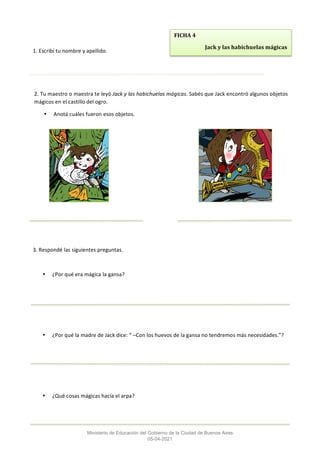 547ece serie-jack-y-las-habichuelas-magicas-estudiantes | PDF